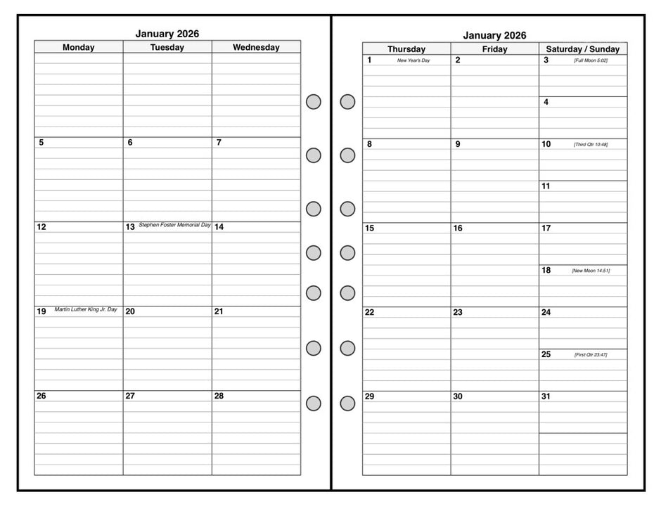 Franklin Classic Planners – Handy Forms